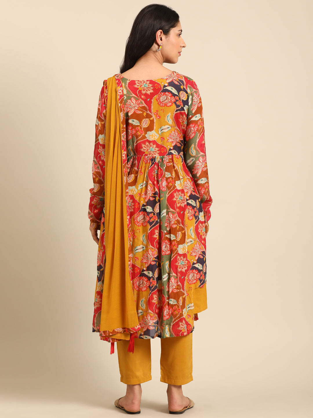 Multicolor Printed Alia Cut Kurta Set – Imara