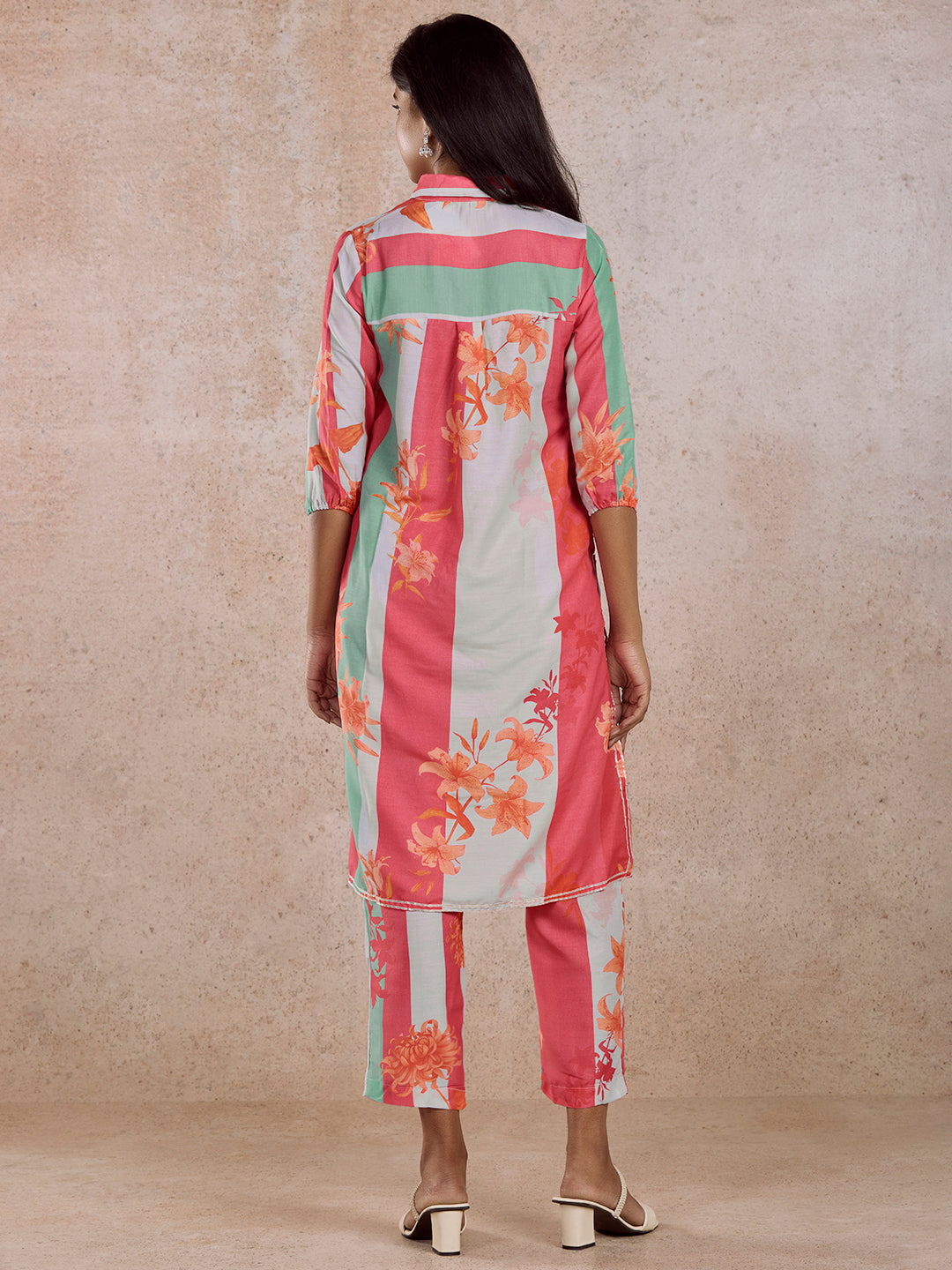 Muslin Multicolor Kurta Set – Imara